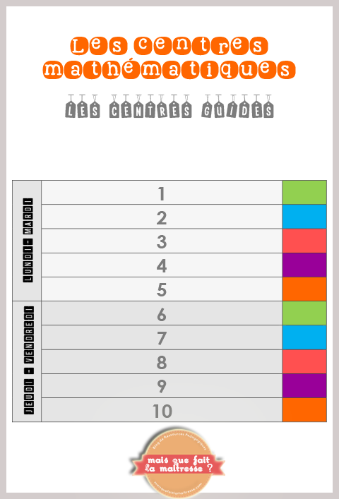 Centres mathématiques-version 2.0